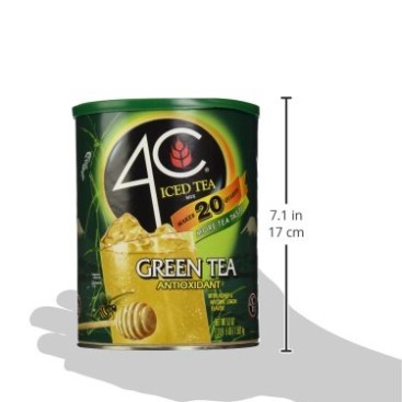 4C Iced Tea Green Tea Antioxidant Drink Mix-50.2 oz