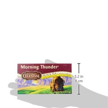 Celestial Seasonings Morning Thunder Tea, 20 Count (Pack of 6)